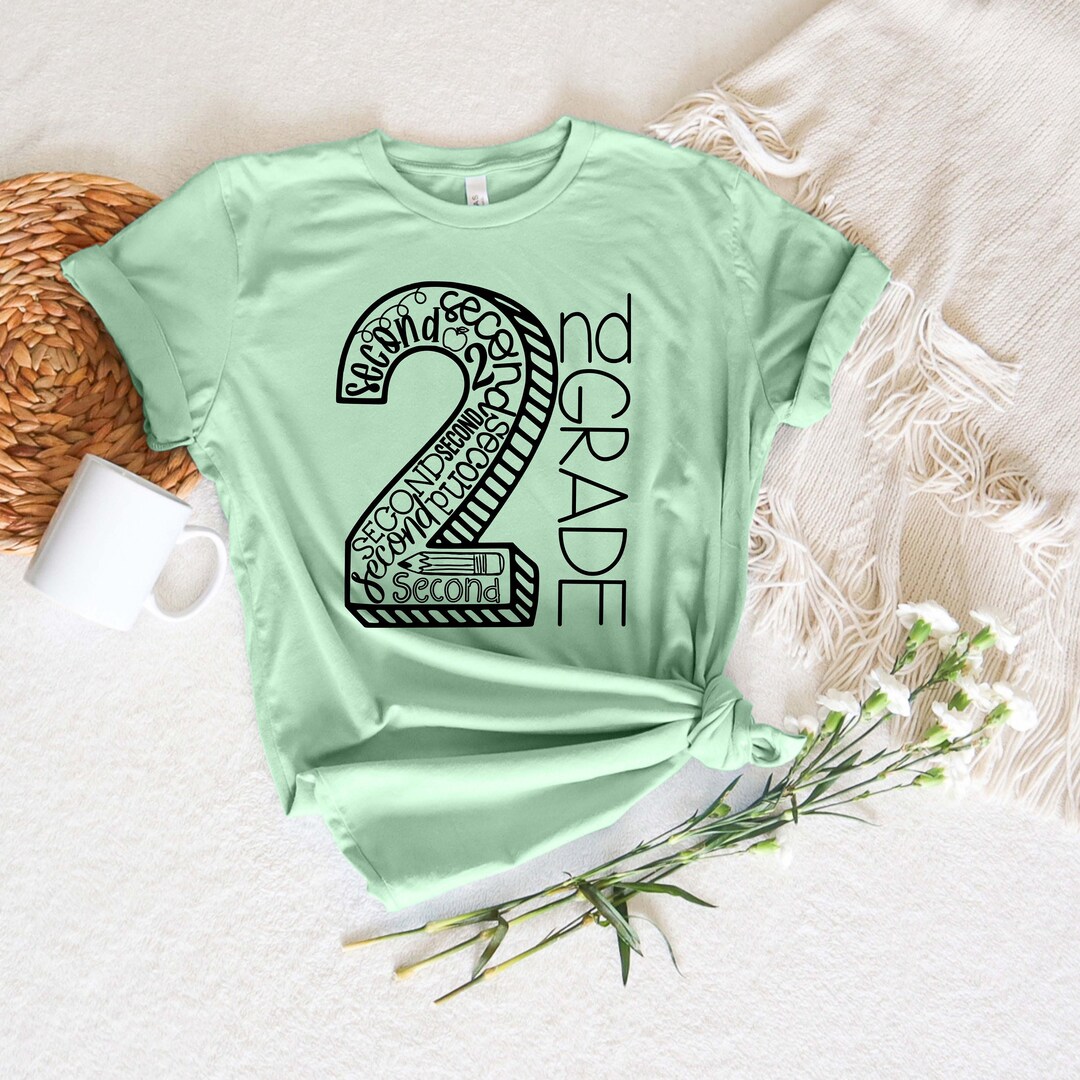 Hello Second Grade Shirt, Back to School Shirt, Teacher Shirt, Team ...
