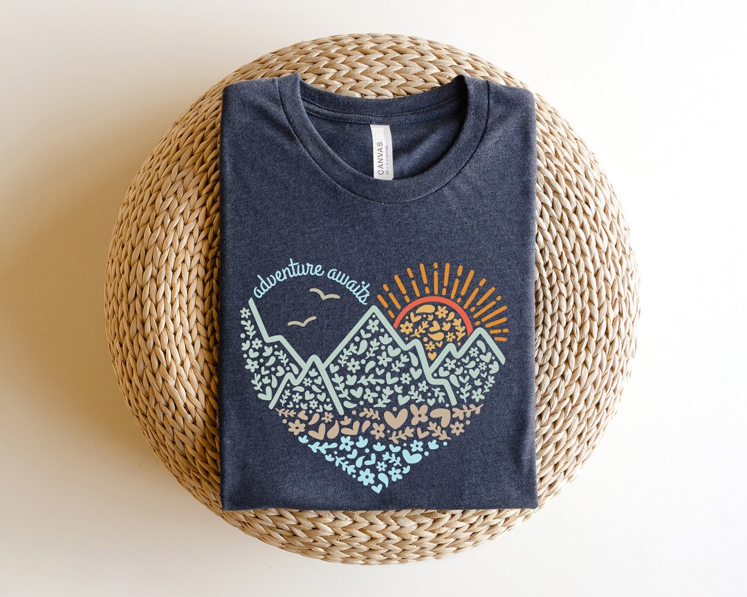 Adventure Awaits Shirt,nature Lover Shirt,camping Shirts,wanderlust ...