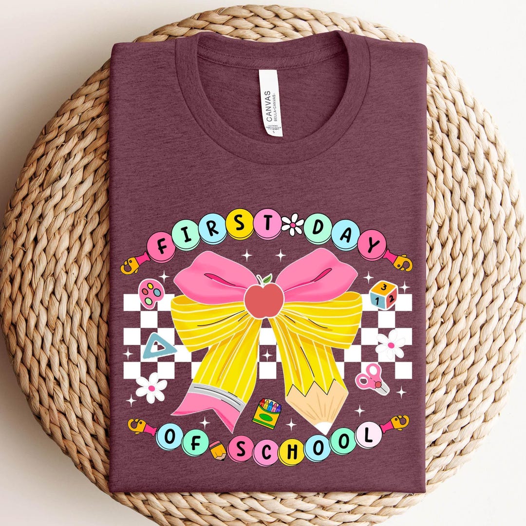 Happy First Day of School T-shirt, Teacher Squad Shirt, First Day of ...