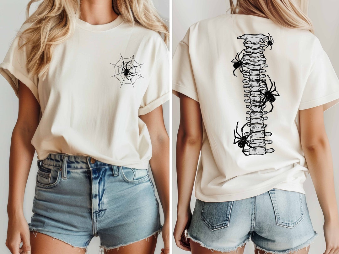 Cute Heart Spider Web Halloween Shirt, Funny Halloween Spider Web ...