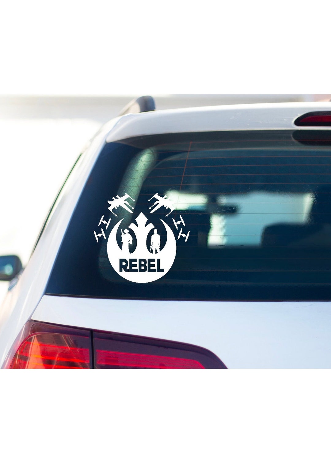 Rebel Car Decal - Etsy