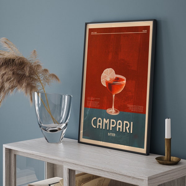 Campari Print - Etsy
