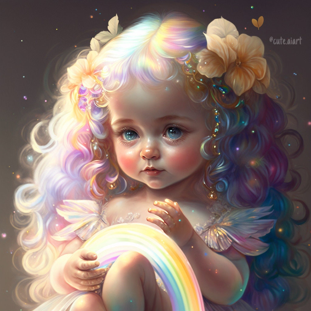 Iris the Rainbow Goddess - Etsy