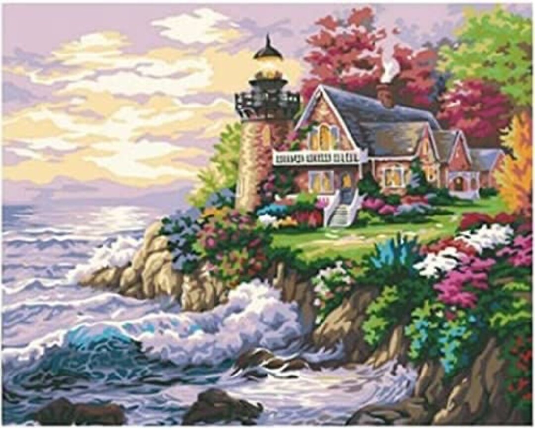 Paint by Numbers for Adults Beginner,// Times Square Paint by Number ...