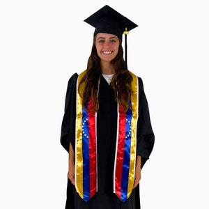 Venezuela Graduation Stole | Venezuelan American Graduación Estola ...