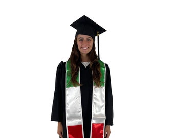 Italy Graduation Stole Italian Flag Sash - Etsy