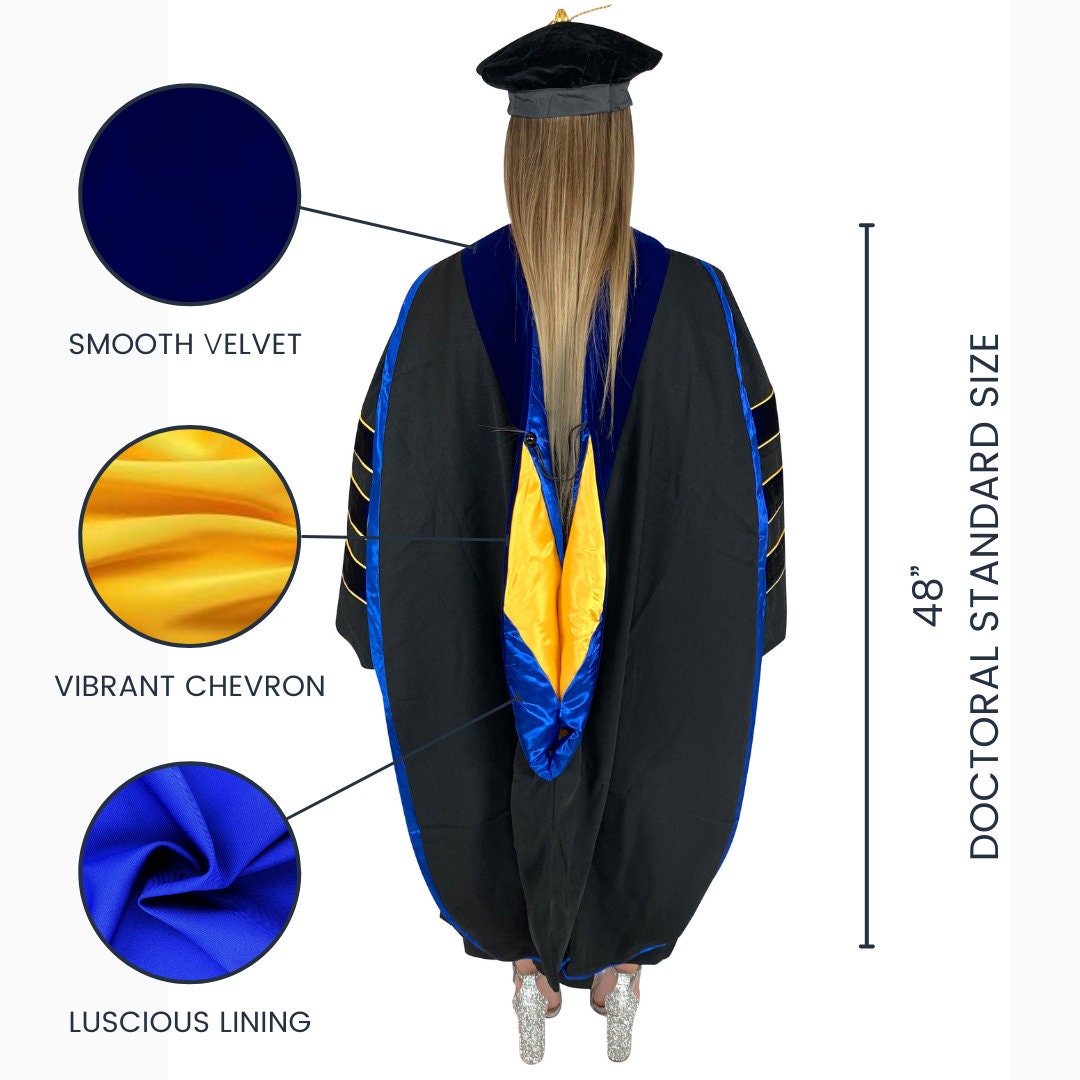 Doctoral Deluxe Phd Graduation Hood by Cappe Diem | Doctorate Students ...