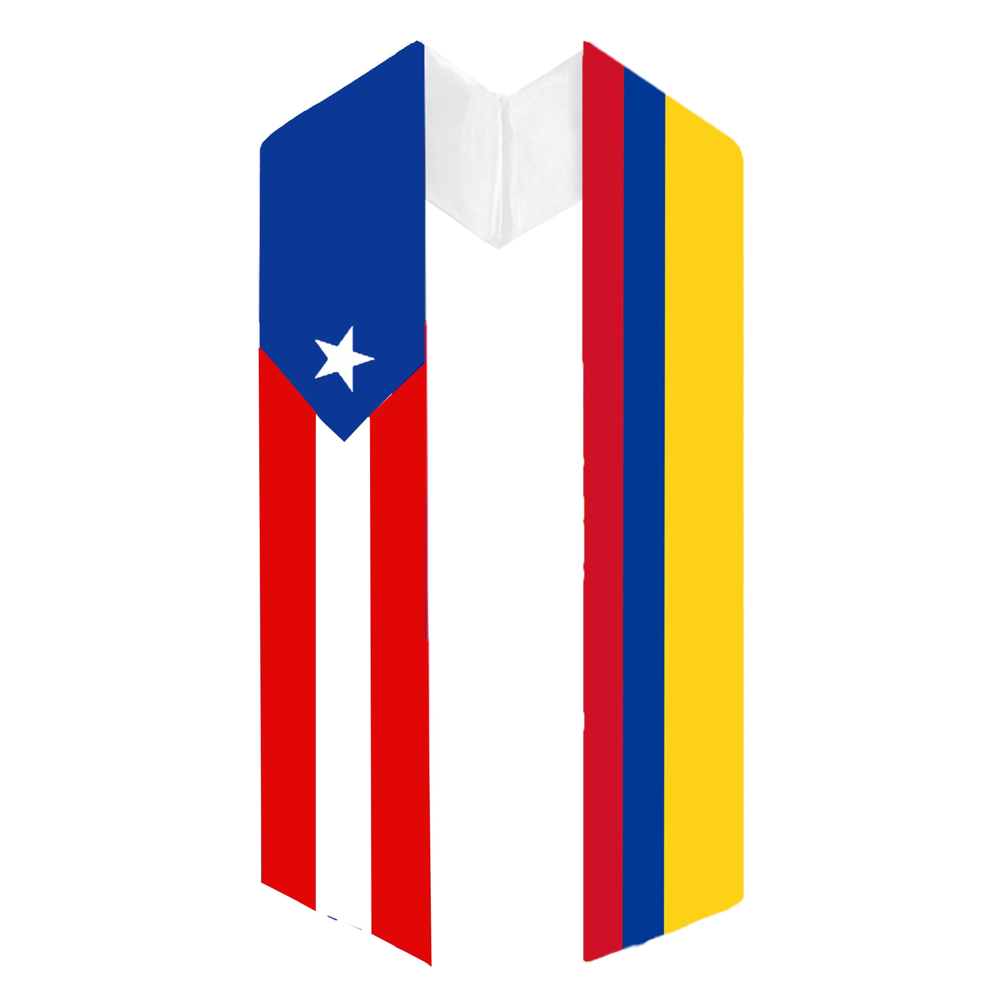 Puerto Rico Graduation Stole Puerto Rican American Sash Graduación ...