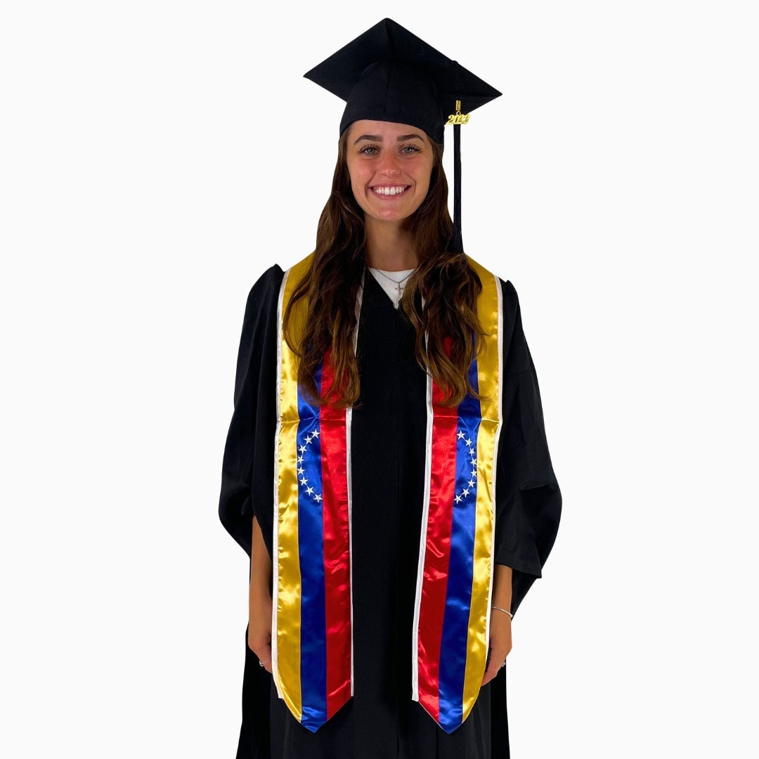 Venezuela Graduation Stole | Venezuelan American Graduación Estola ...