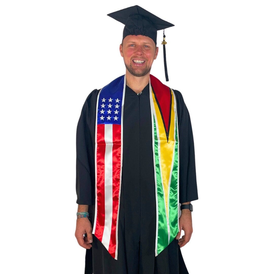 Guyana Graduation Stole Guyana American Graduation Sash Class of 2024 ...