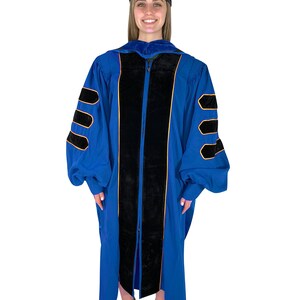 Cappe Diem Customizable Doctoral Gown, Hood, & Tam Deluxe Set ...