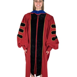Cappe Diem Customizable Doctoral Gown, Hood, & Tam Deluxe Set ...