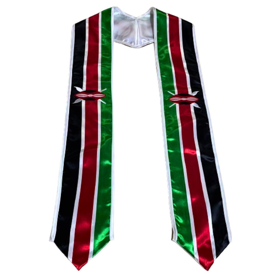 Kenya Graduation Stole | Kenyan American Graduation Academic Sash ...