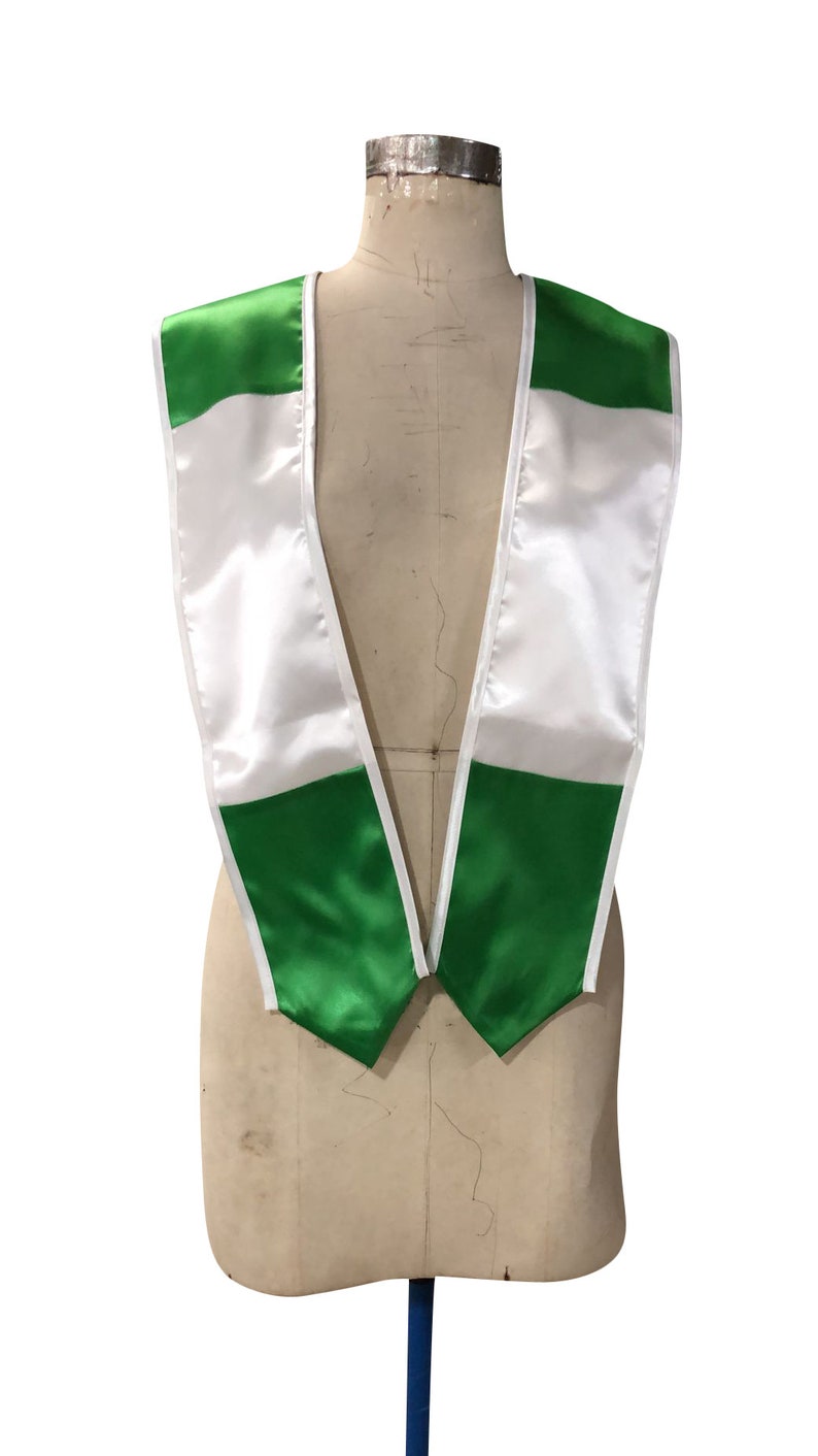 Nigeria Graduation Stole Nigerian American University Graduation Sash ...