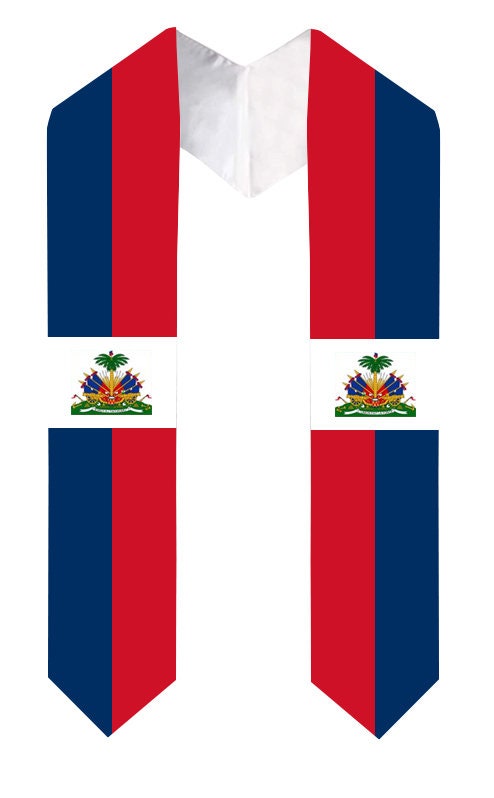 Haiti Graduation Stole Graduation Sash Class of 2024 Haitian Grad Gift ...
