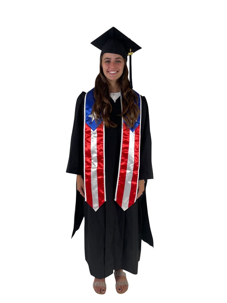 Cappe Diem International 1 Flag Graduation Sash Stole Class of 2024 ...