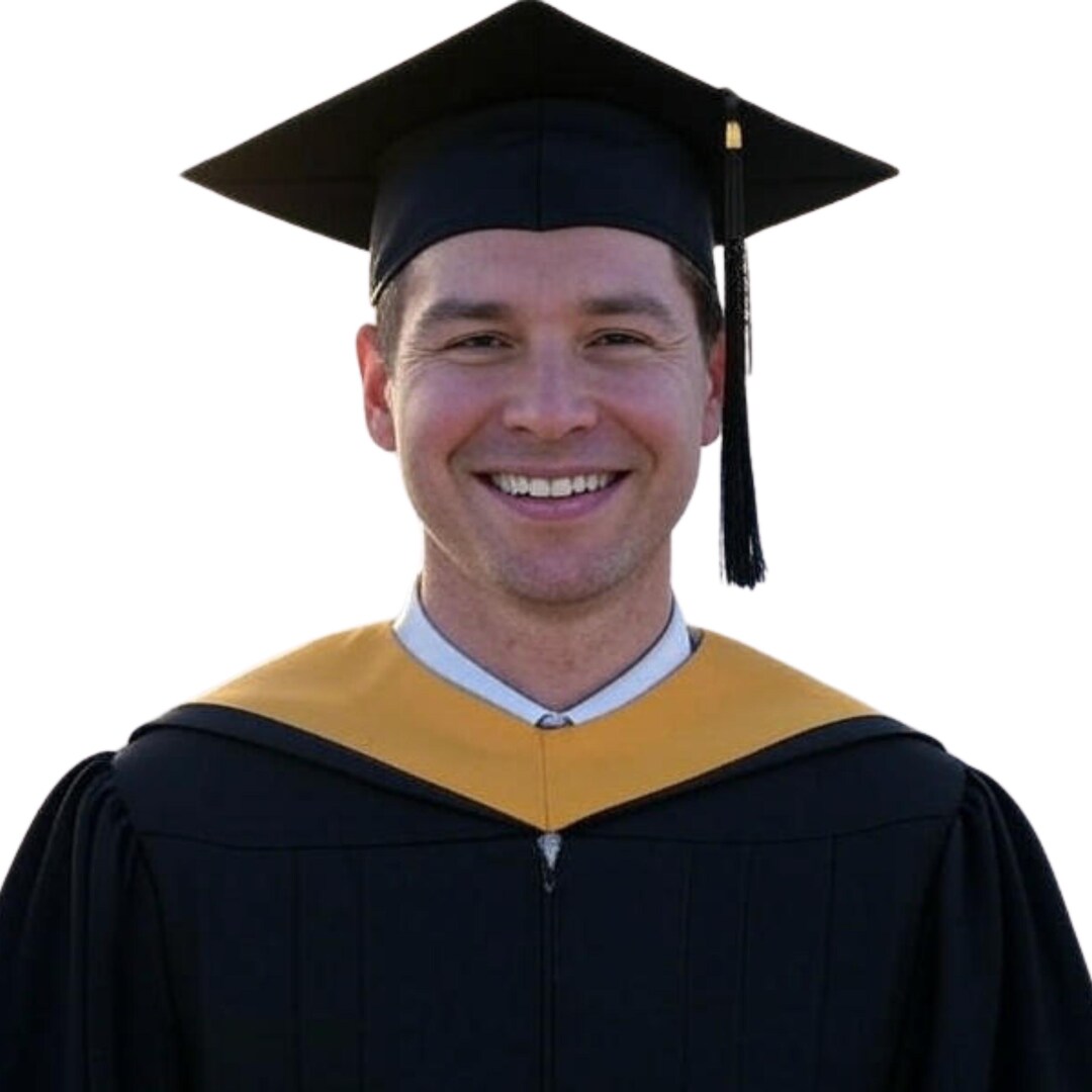 Master Hood in Science M.sc. Graduation Golden Yellow | Cappe Diem ...
