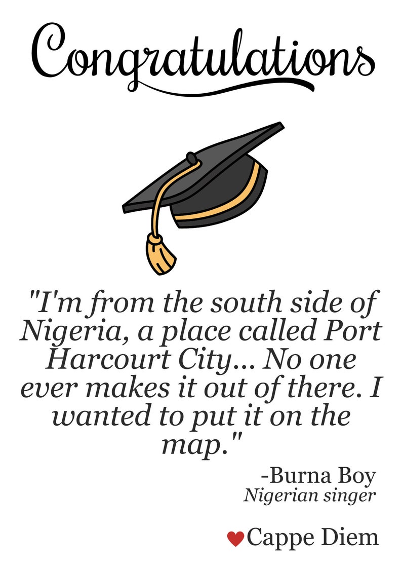 Nigeria Graduation Stole Nigerian American University Graduation Sash ...