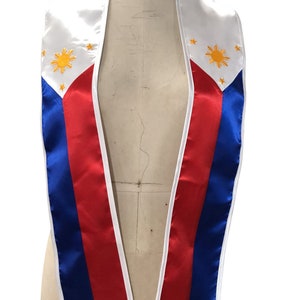 Philippines Graduation Stole Filipino Graduation Sash Class of 2025 ...