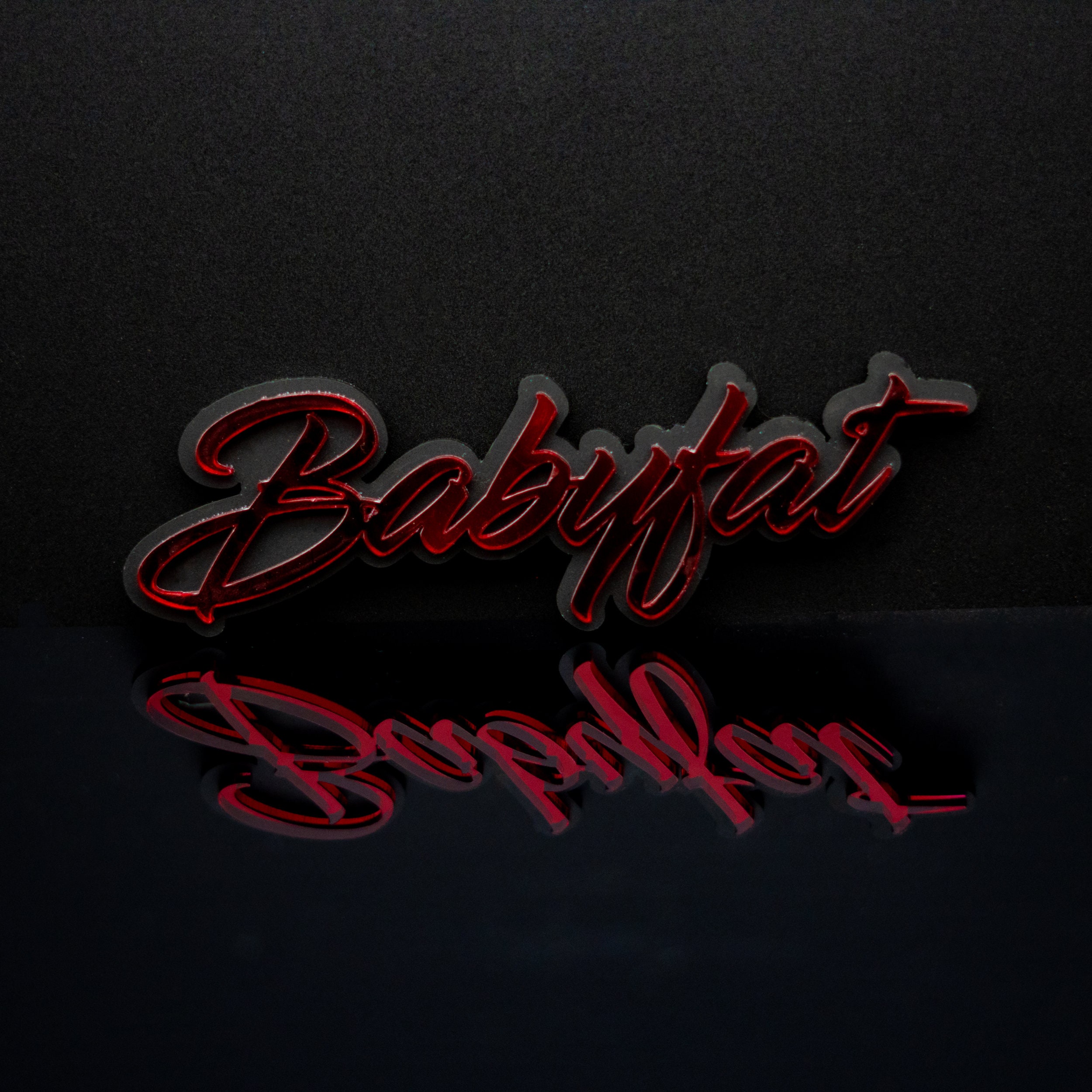 Custom Cursive Font Car Emblem Custom Colors Installs in - Etsy