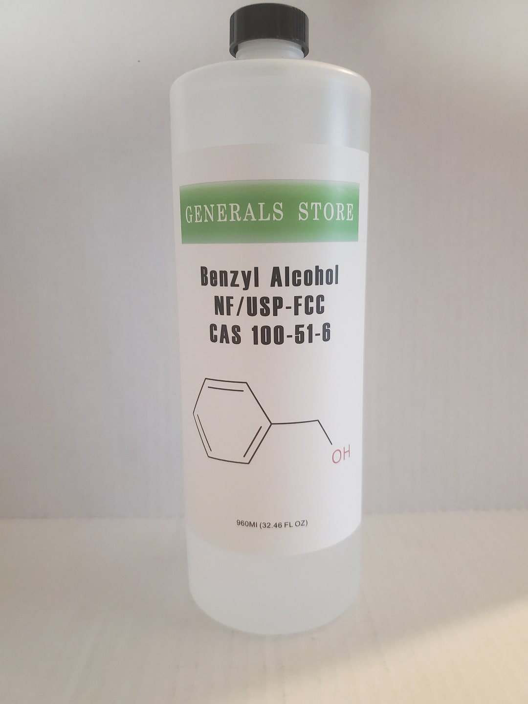 Benzyl Alcohol USP Grade Solvent Bacteriostatic Agent High Purity 32oz ...