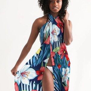 Matching Swimsuits for Couples - His and Hers Floral Tropical Swimwear ...