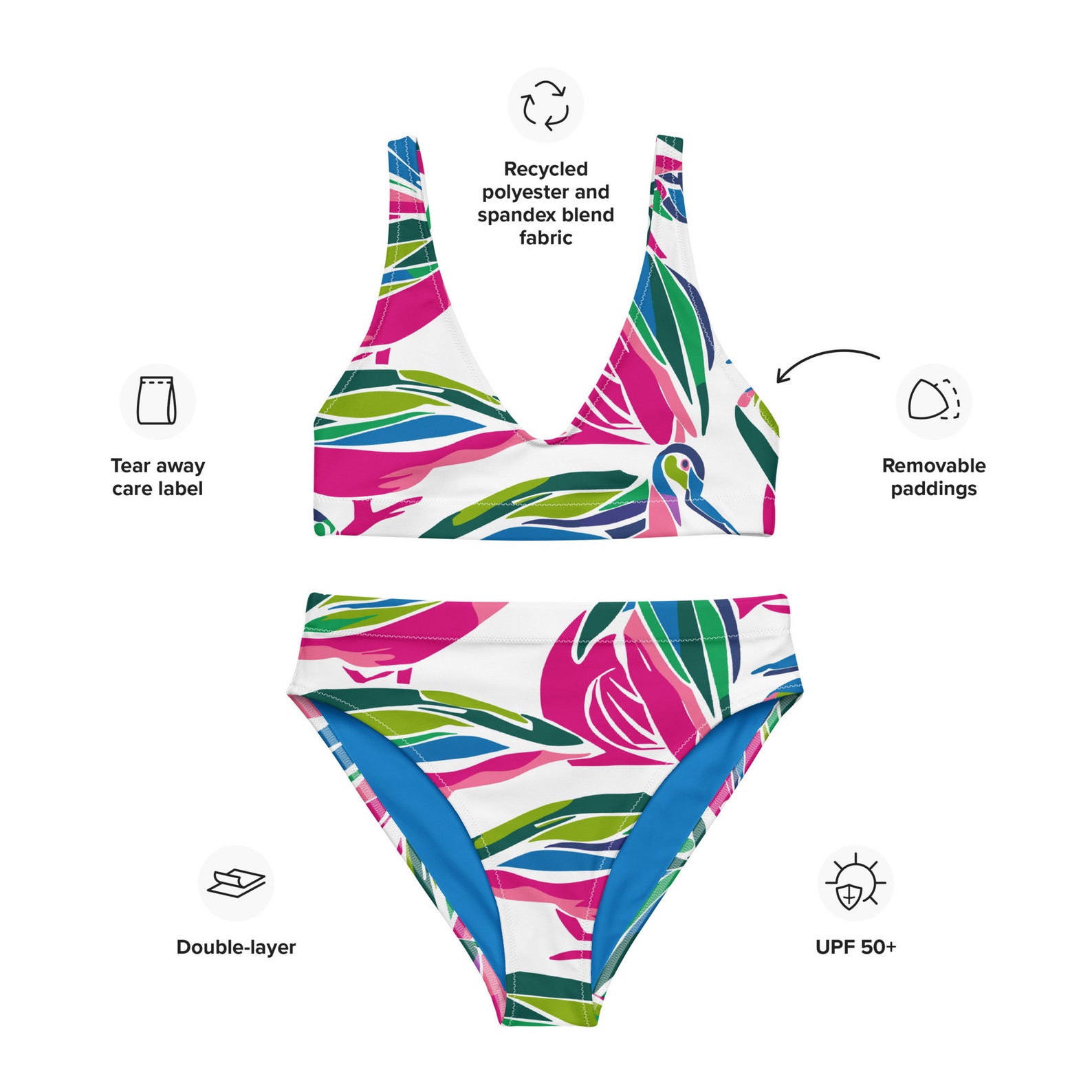 MATCHING SWIMSUITS for Couples - Tropical Couples Swimwear Set - His ...