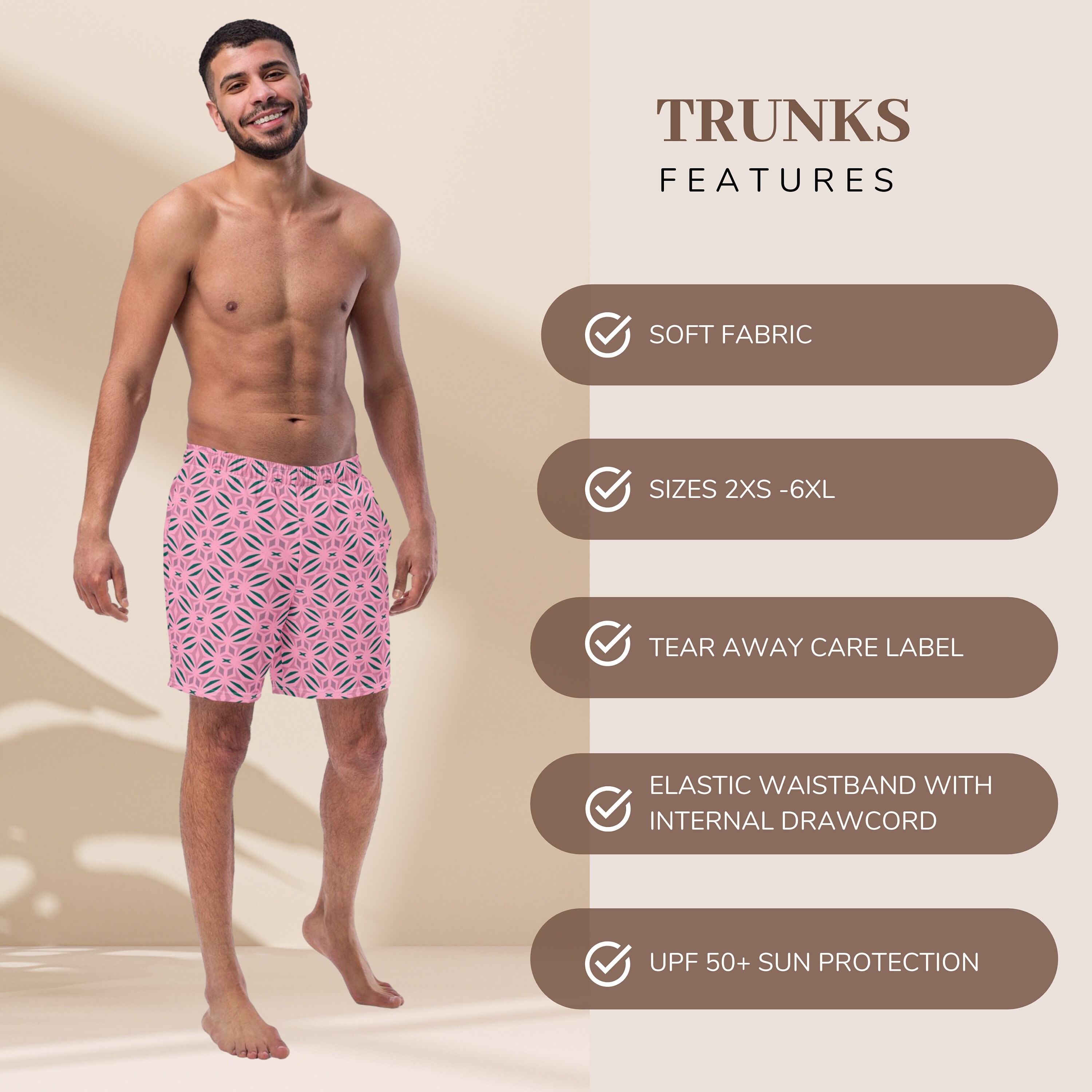 MATCHING SWIMSUITS for Couples Pink Couples Swimwear Set His and Hers ...