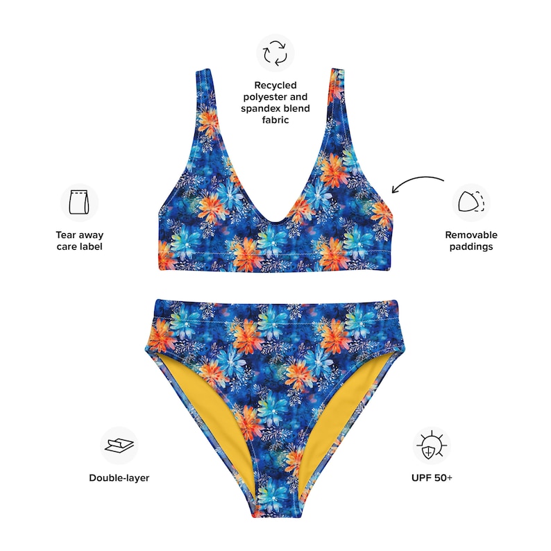 Matching Couples Swimsuits Tropical - Couples Swimwear Set Floral ...