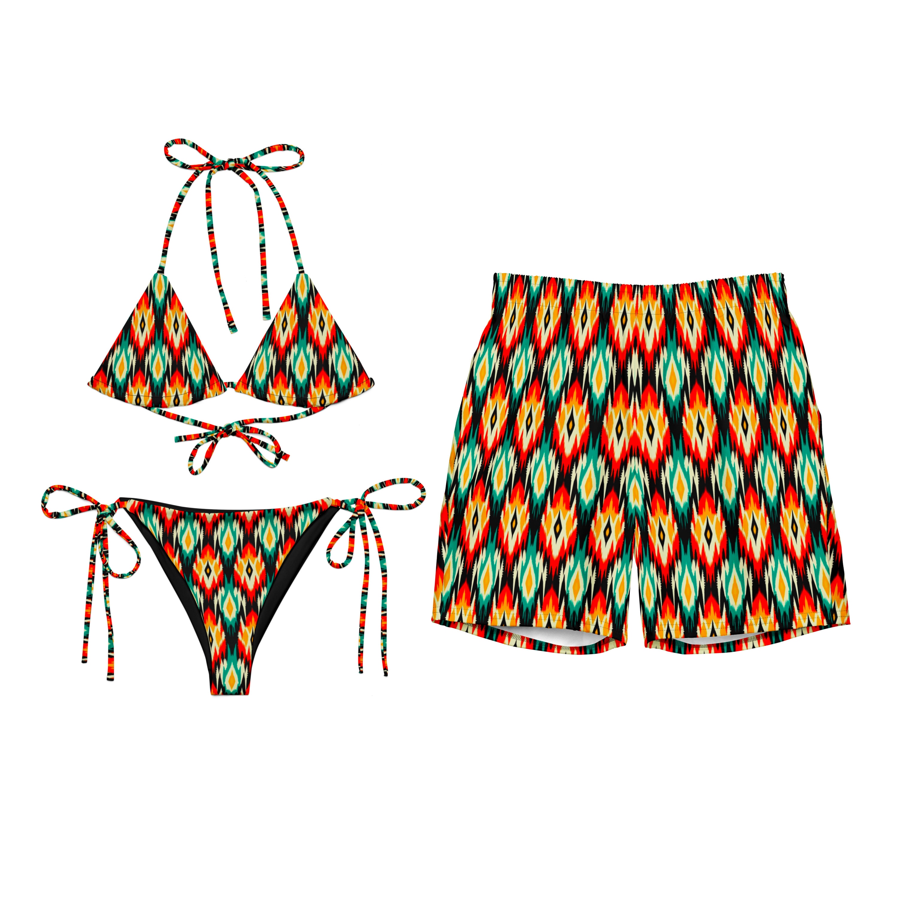Matching Swimsuits for Couples Swimwear Set His and Hers Matching ...