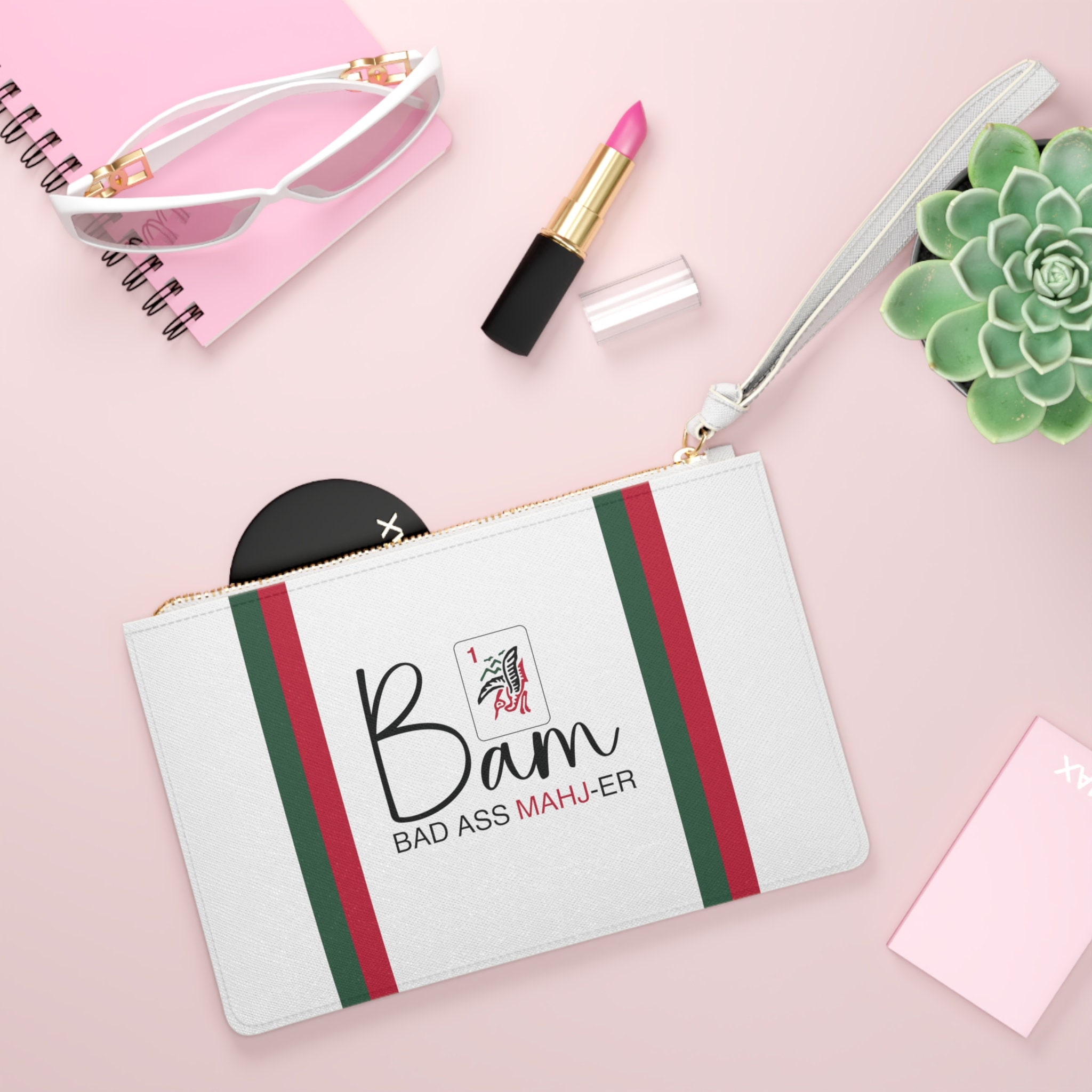 Mahjong Card Holder Purse Mahjong Card Clutch Bag Mahjong Gifts Mahjong ...