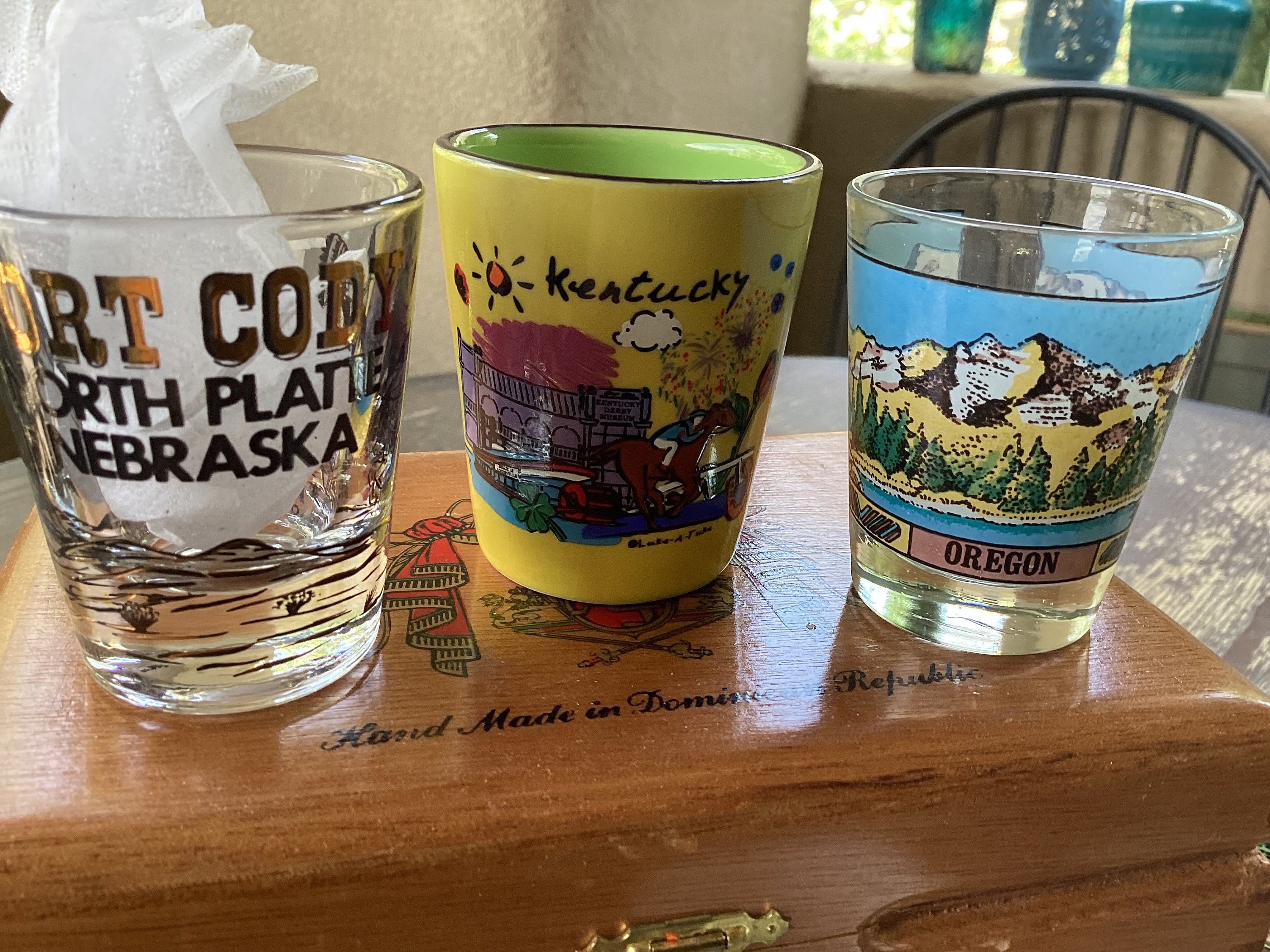 9 Vintage Americana Souvenir Shot Glasses - Etsy