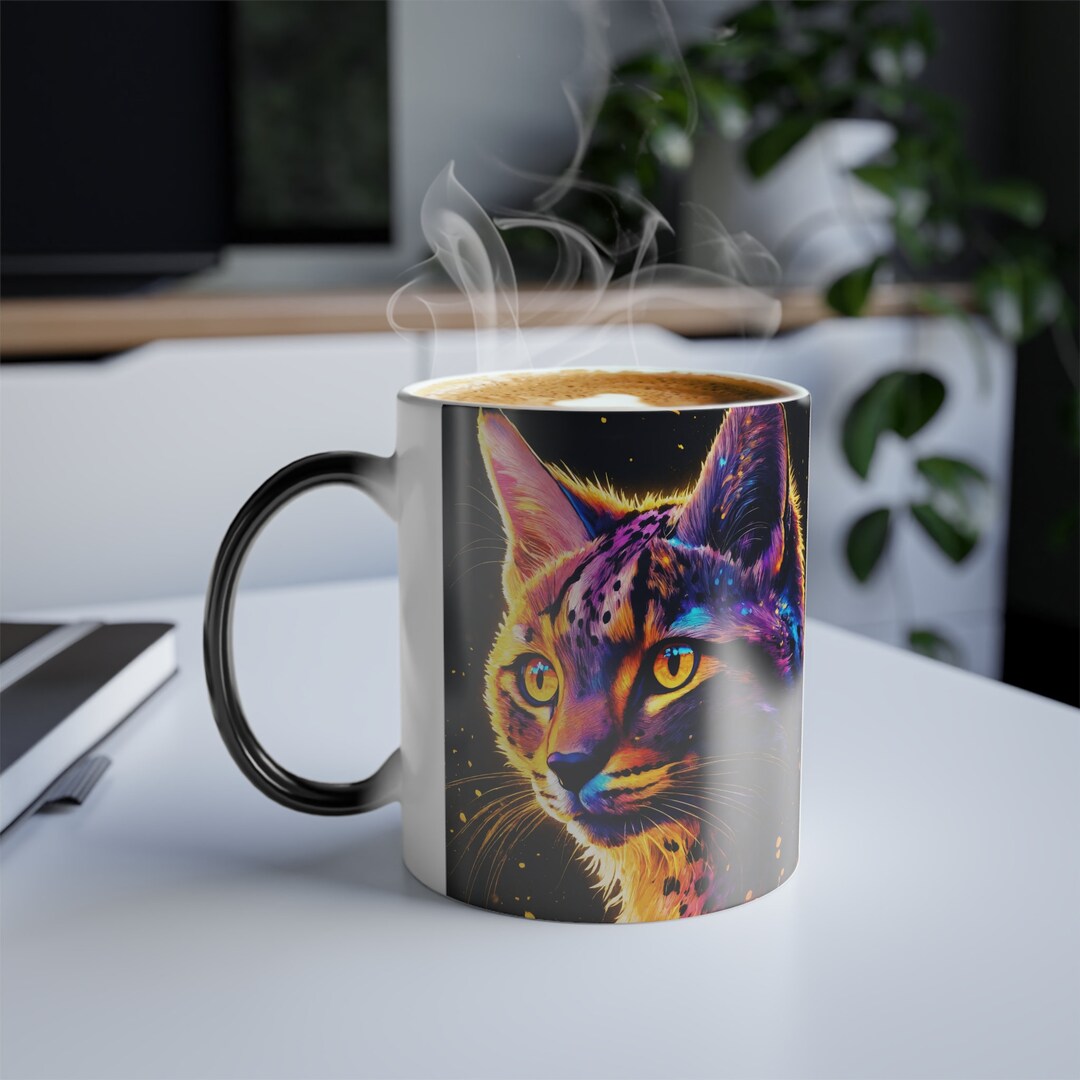 Serval Cat, Kittens, Yellow, Nature, Gold, Purple, Wildlife, Animal ...