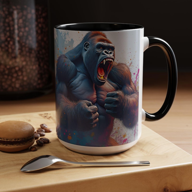 Ceramic Jungle Animal Mugs - Etsy