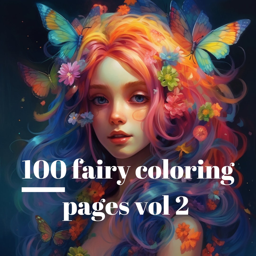 Fairy Tale Fun: Vol 2 of A 100 Page Coloring Book for Adults and ...