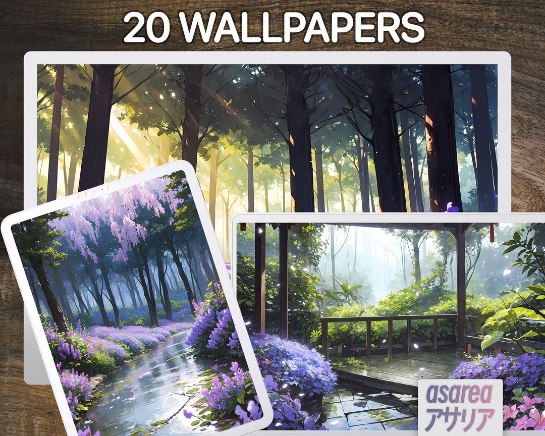 Deep Forest Wallpaper Pack Digital Computer Wallpaper - Etsy