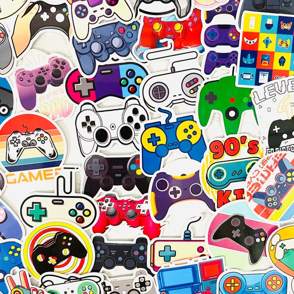 Video Game Controller Sticker Water Bottle - Etsy