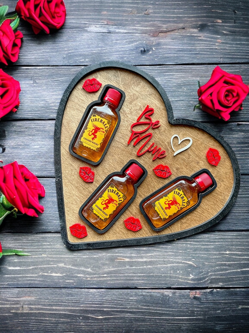 Valentines Mini Bottle Set Valentines Gift Set Valentines Gift for Him ...