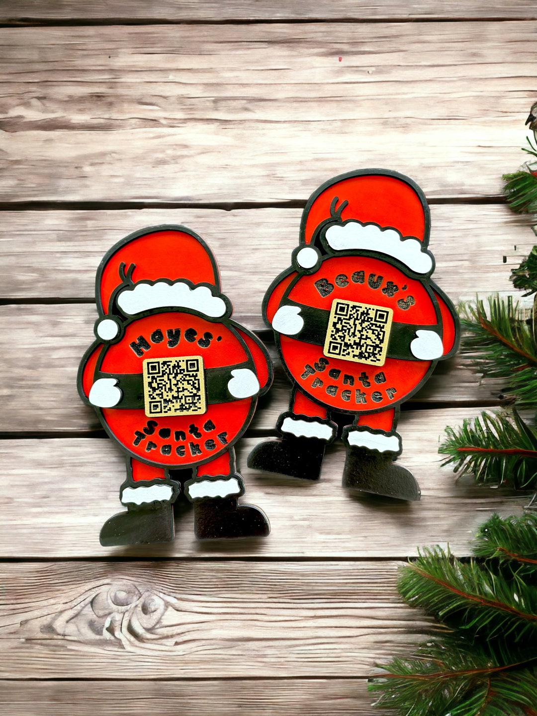 Personalized Santa Tracker/qr Code/christmas Tracker/christmas Eve ...