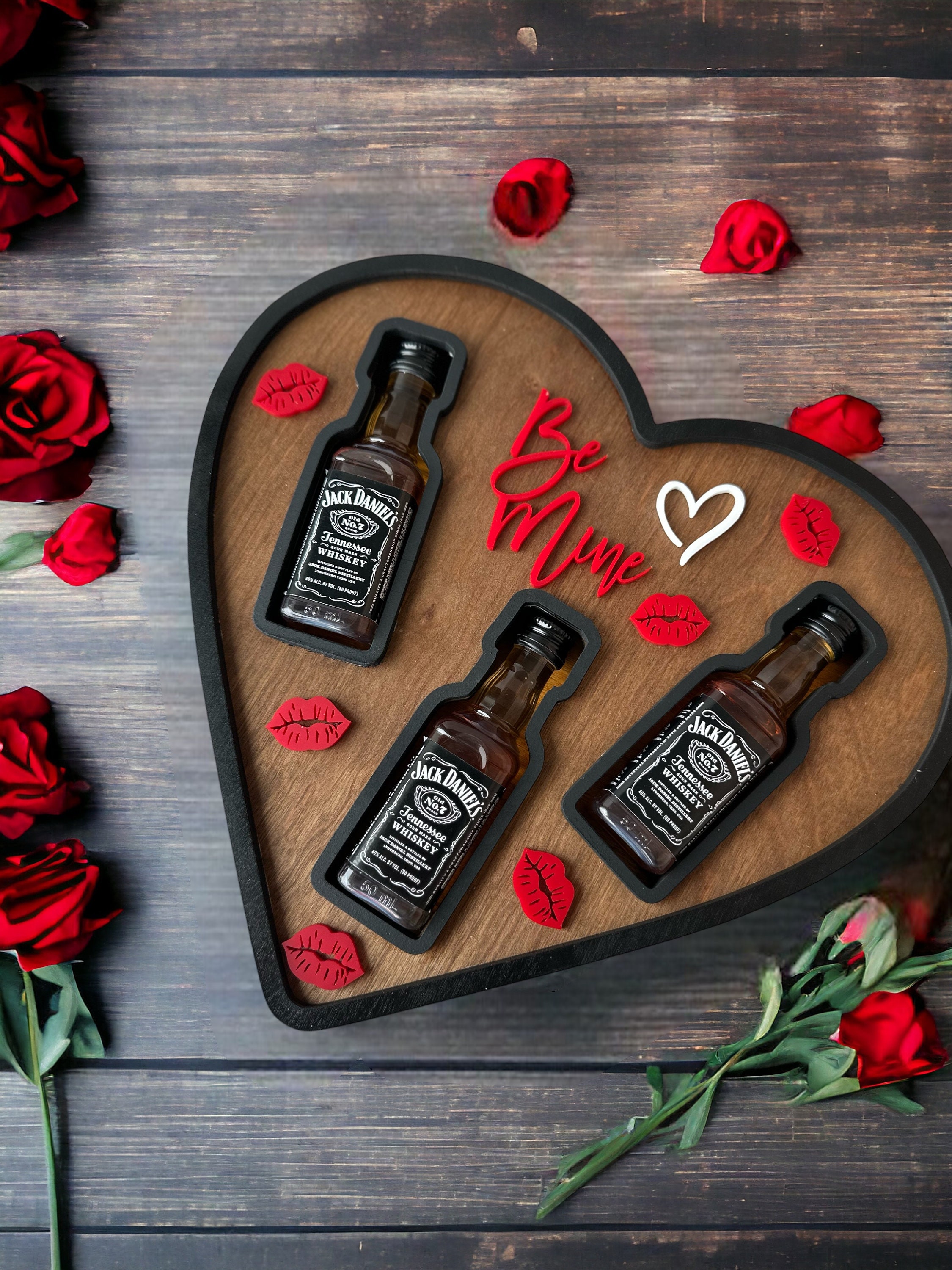 Valentines Mini Bottle Set Valentines Gift Set Valentines Gift for Him ...
