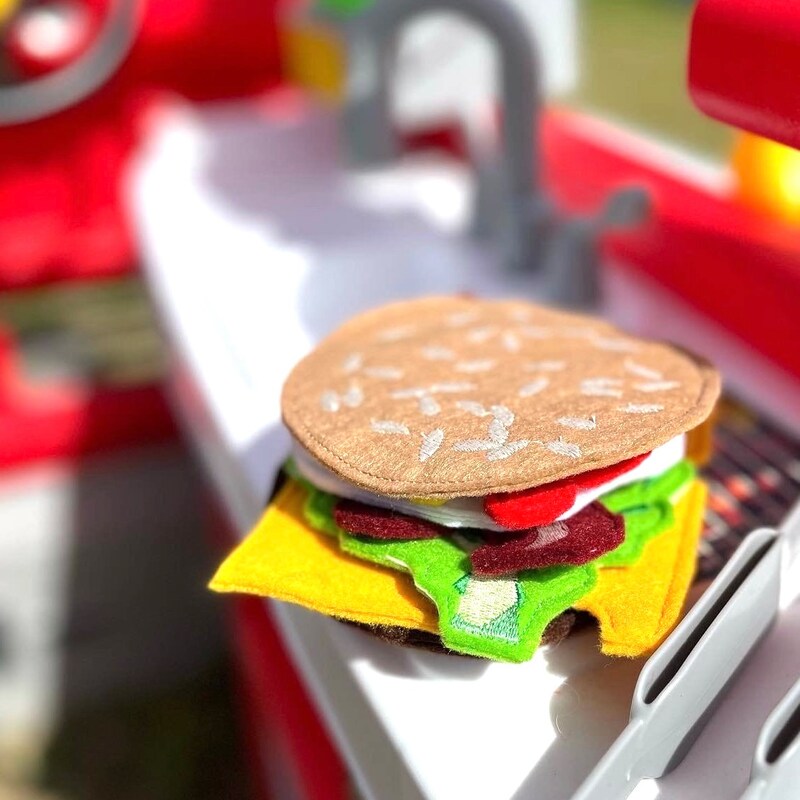 Felt Hamburger - Etsy