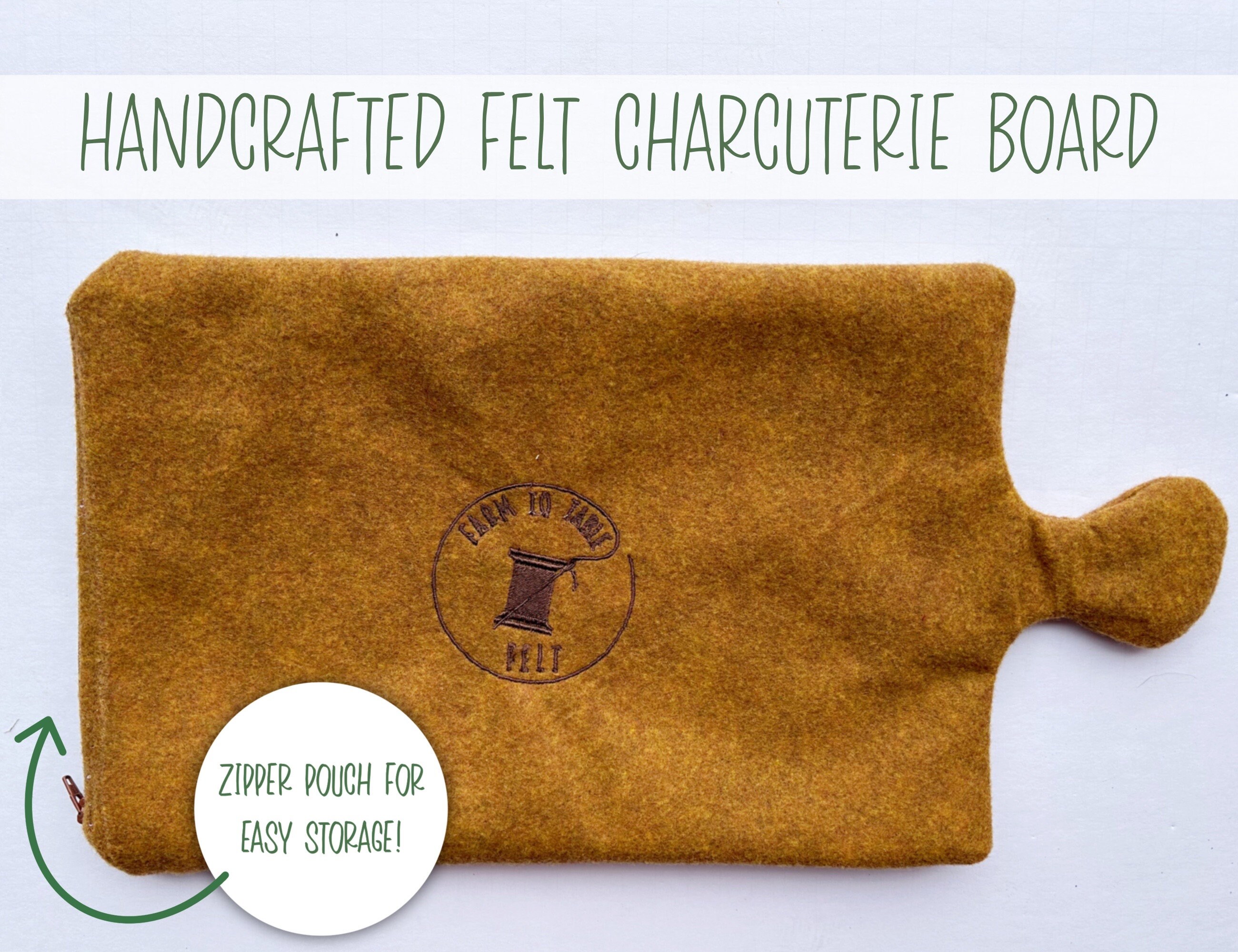 Montessori Felt Charcuterie Set, Pretend Charcuterie Set, Preschool ...