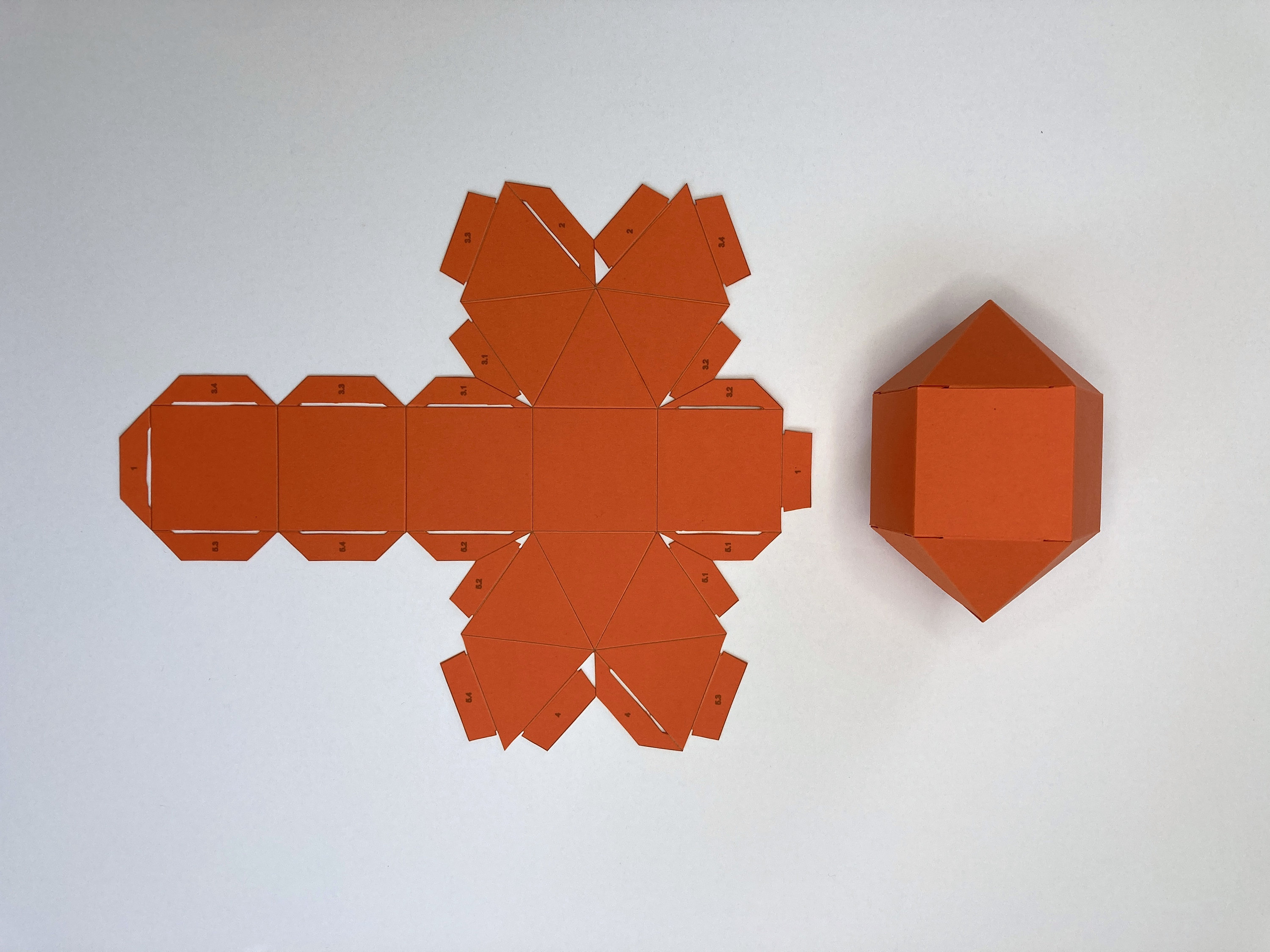 Ready to Assemble Paper Gems. Easy DIY. No Cutting. No Gluing ...