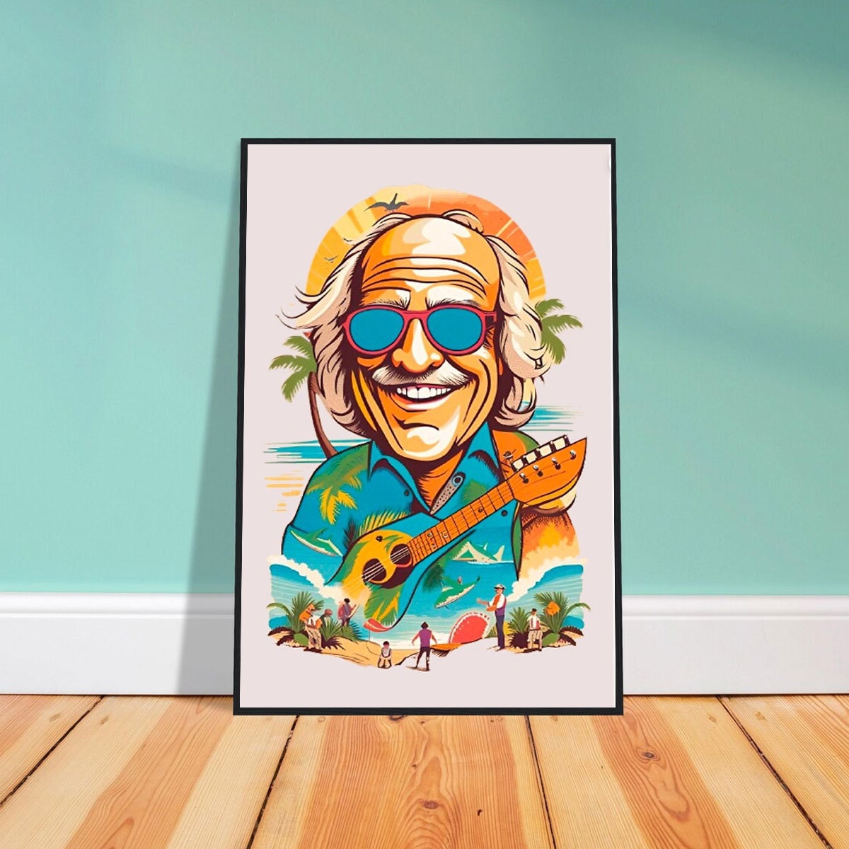 Jimmy Buffett Wall Print, Jimmy Buffett Memorial Poster, Parrotheads ...