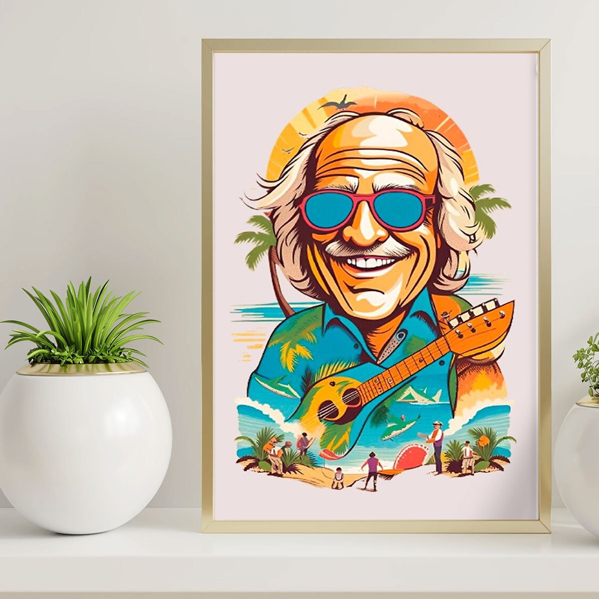 Jimmy Buffett Wall Print, Jimmy Buffett Memorial Poster, Parrotheads ...