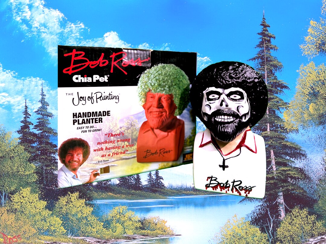 Bob Ross Gothic Chia Pet - Etsy