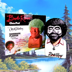 Bob Ross Gothic Chia Pet - Etsy