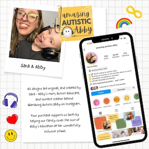 Autism Acceptance Smiley Sticker - Etsy