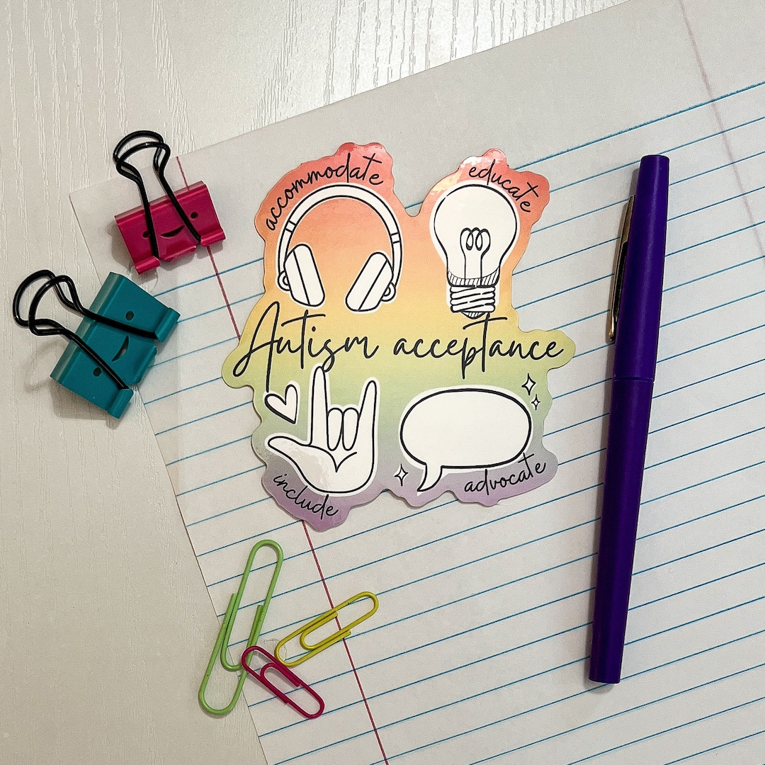 Autism Acceptance Sticker - Etsy