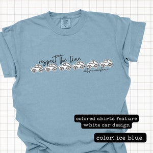 Respect the Line Adult Tee - Etsy